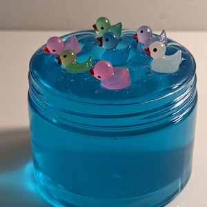 Duck in a Pond Clear Slime - Etsy