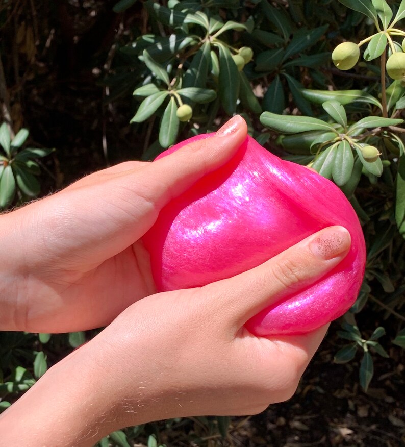 Pink Metallic Slime | Etsy