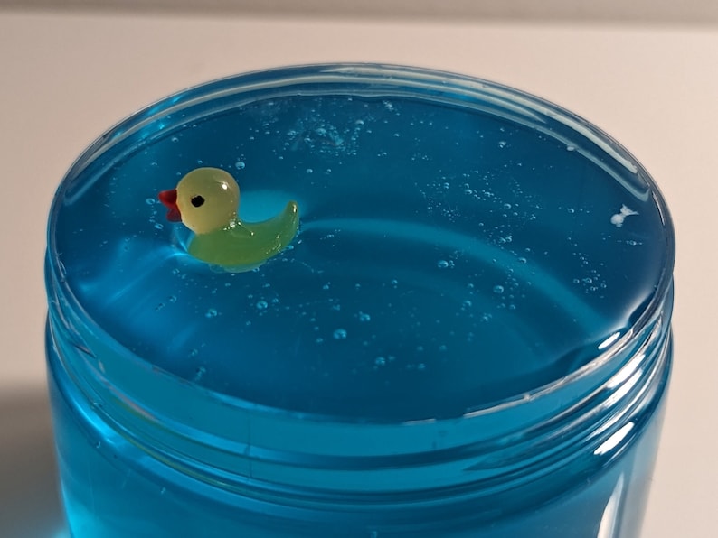 Duck in a Pond Clear Slime - Etsy