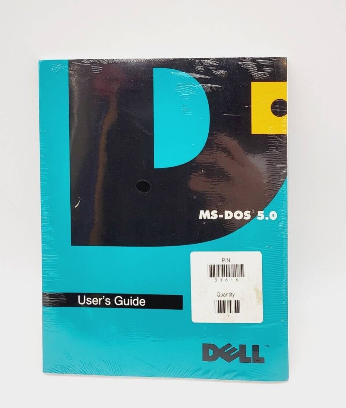 Vintage Ms-dos Version 5.0 User Guide DELL NEW Sealed - Etsy