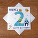 Personalised Robot Birthday Card 2nd 3rd 4th 5th - Any Age/any Name ...