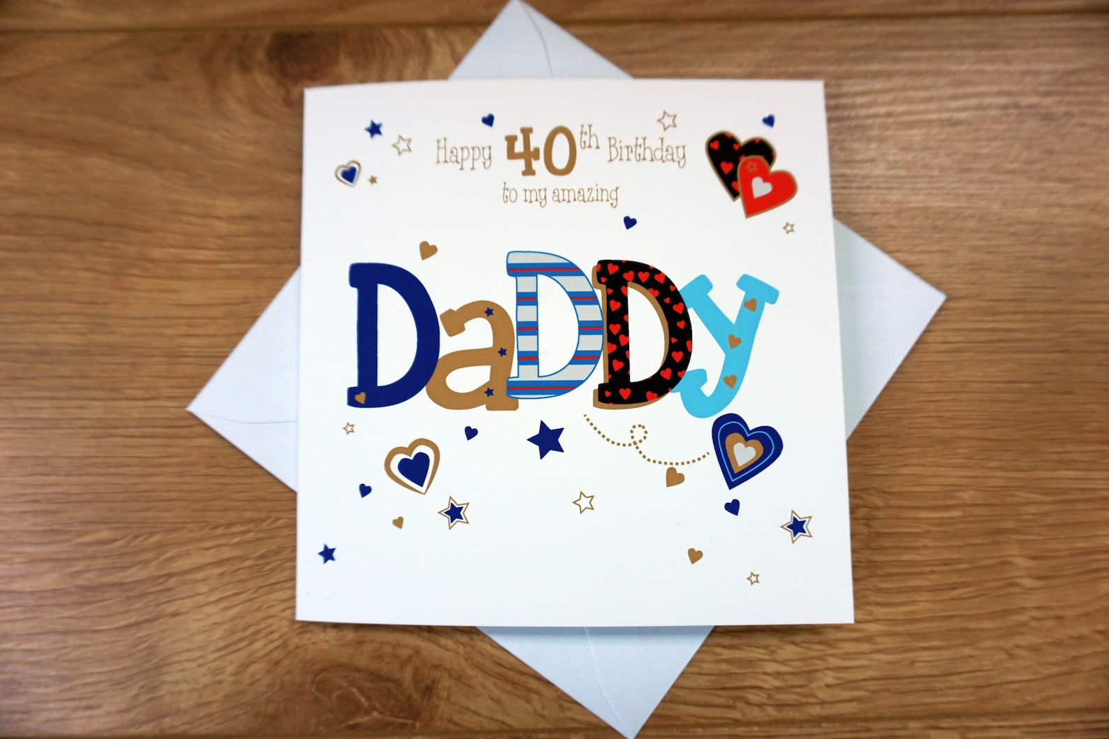 Personalised DADDY DAD 40TH Birthday Card Any Age/any - Etsy UK