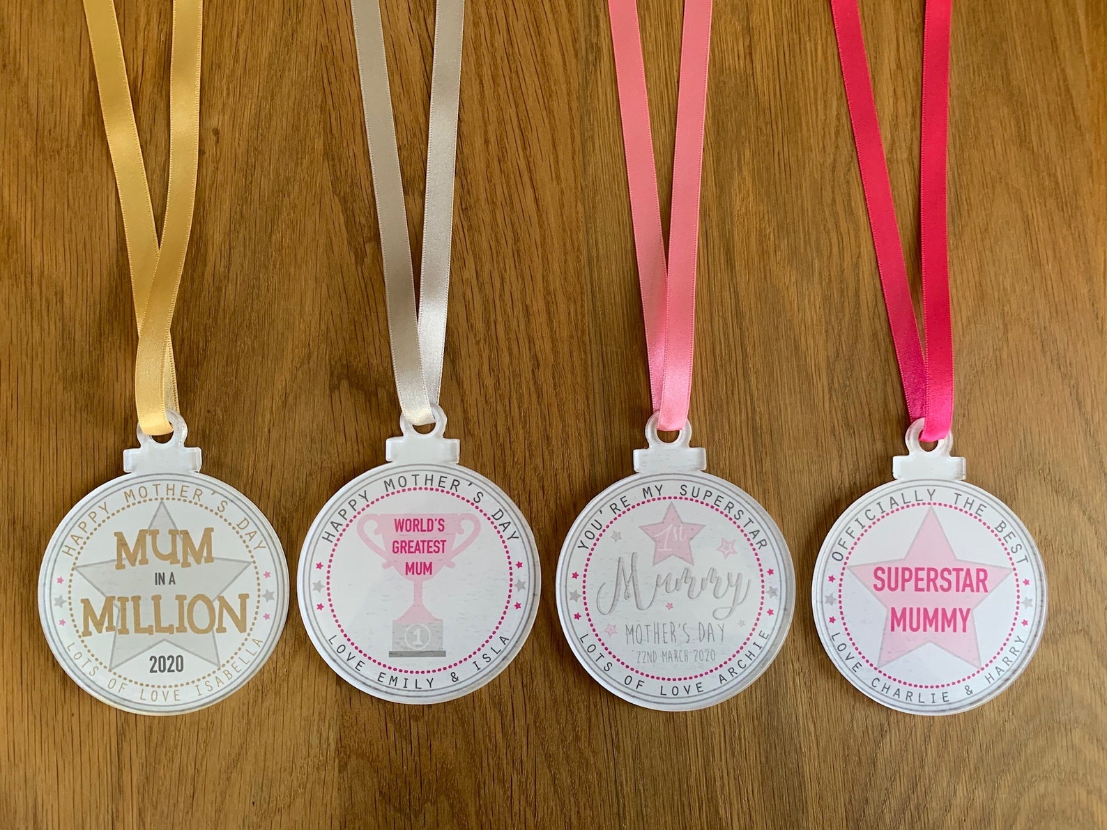 Personalised Best Mum Award Medal Mother's Day Gift Mum - Etsy