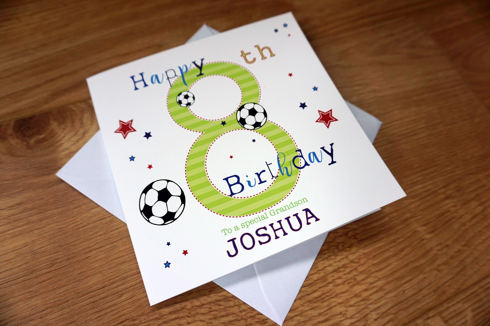 Personalised Football Birthday Card Son Brother Grandson Any - Etsy UK