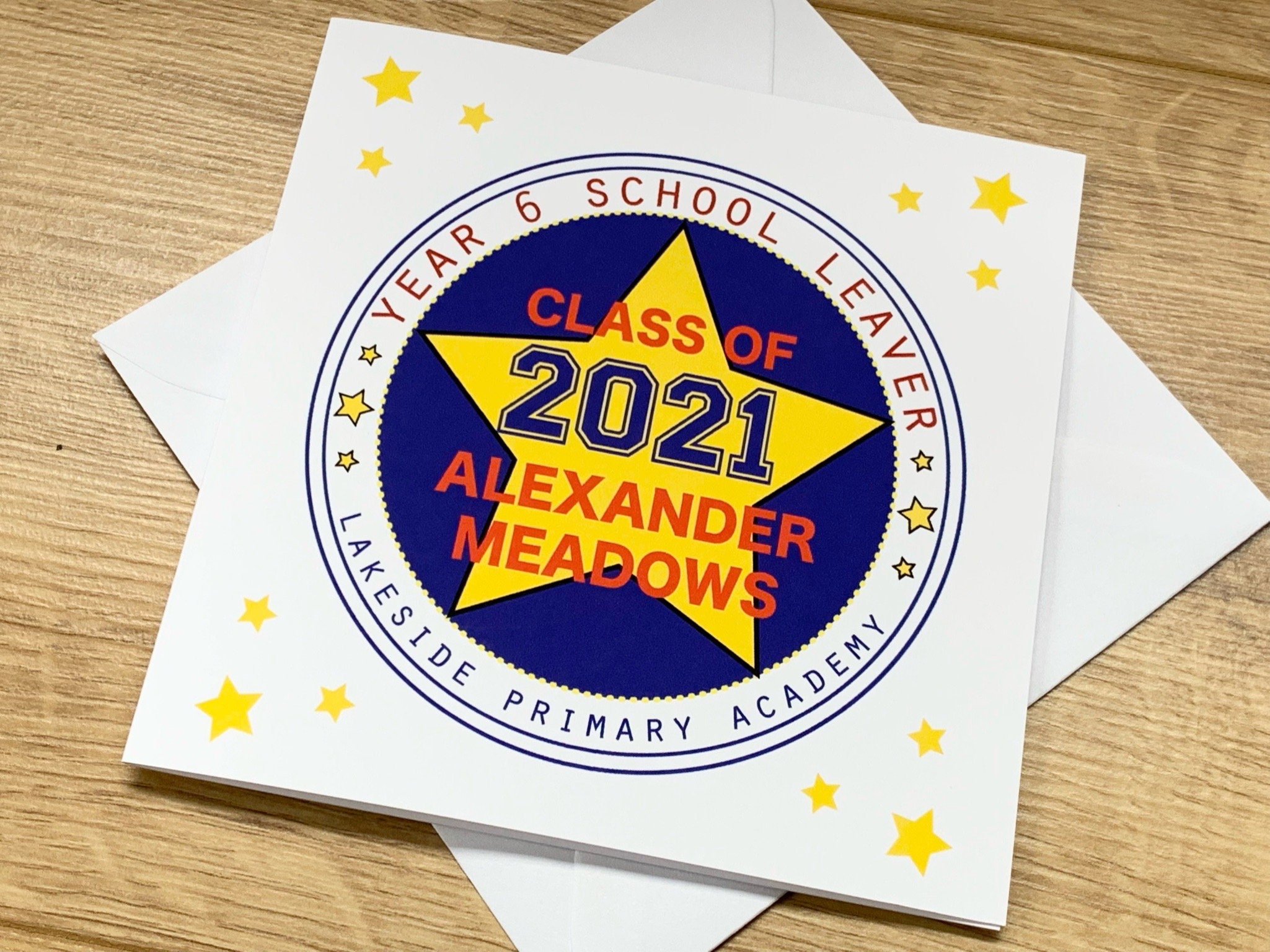 Personalised School Leavers Medal School Leavers Card End of - Etsy