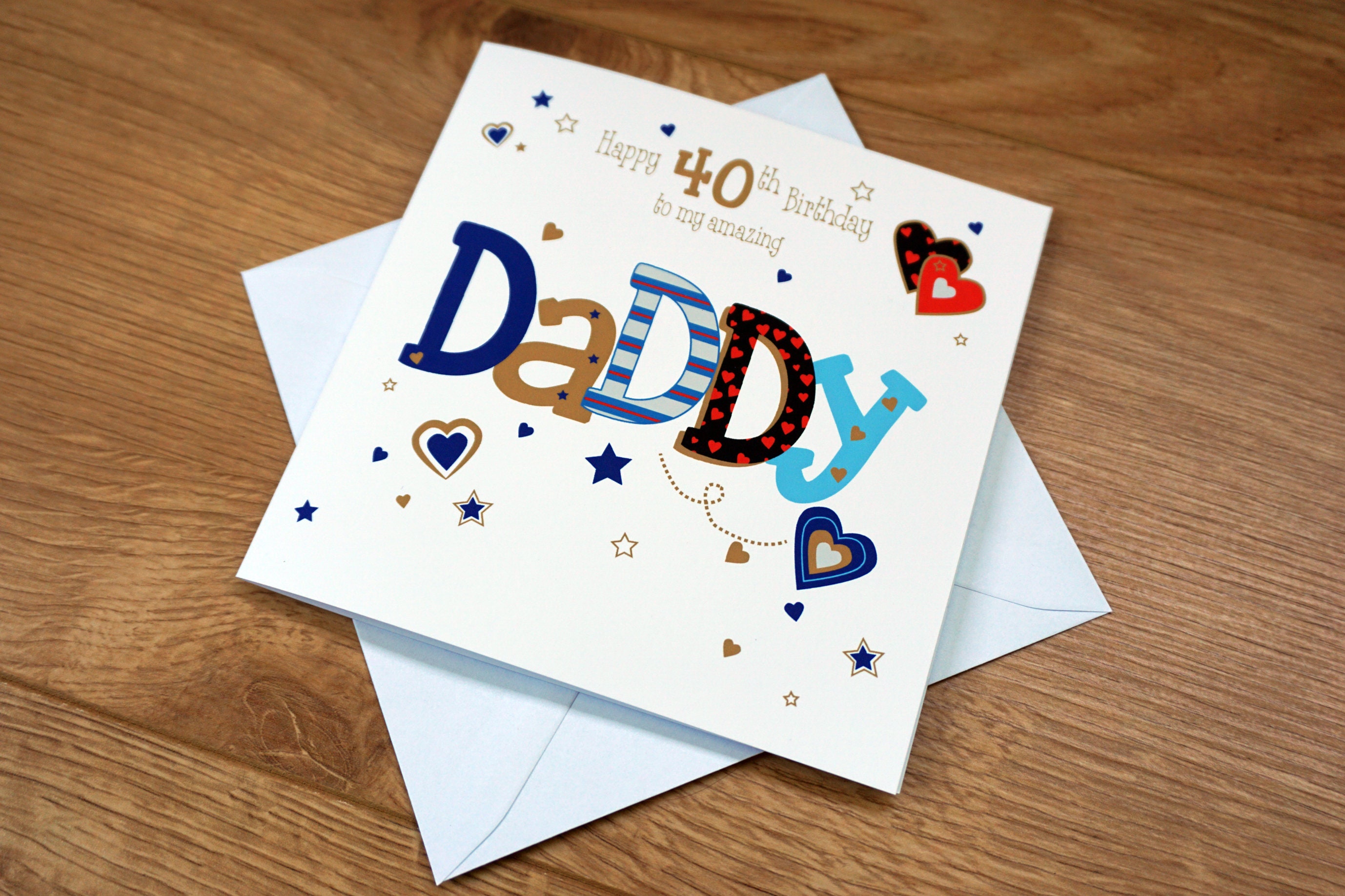 Personalised DADDY DAD 40TH Birthday Card Any Age/any | Etsy