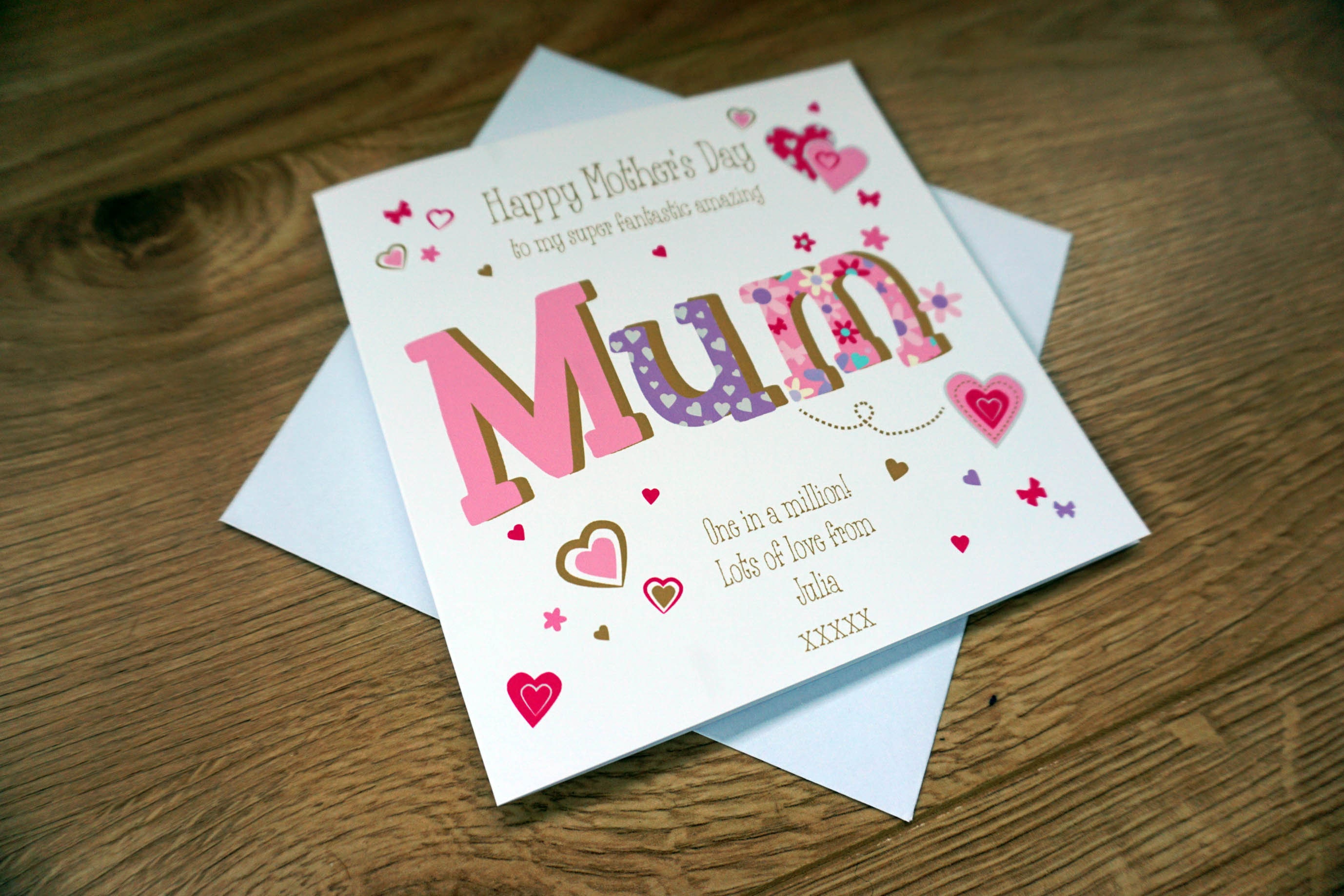 Personalised MOTHERS DAY card Mummy Mum Mam Mammy Mom Mommy | Etsy