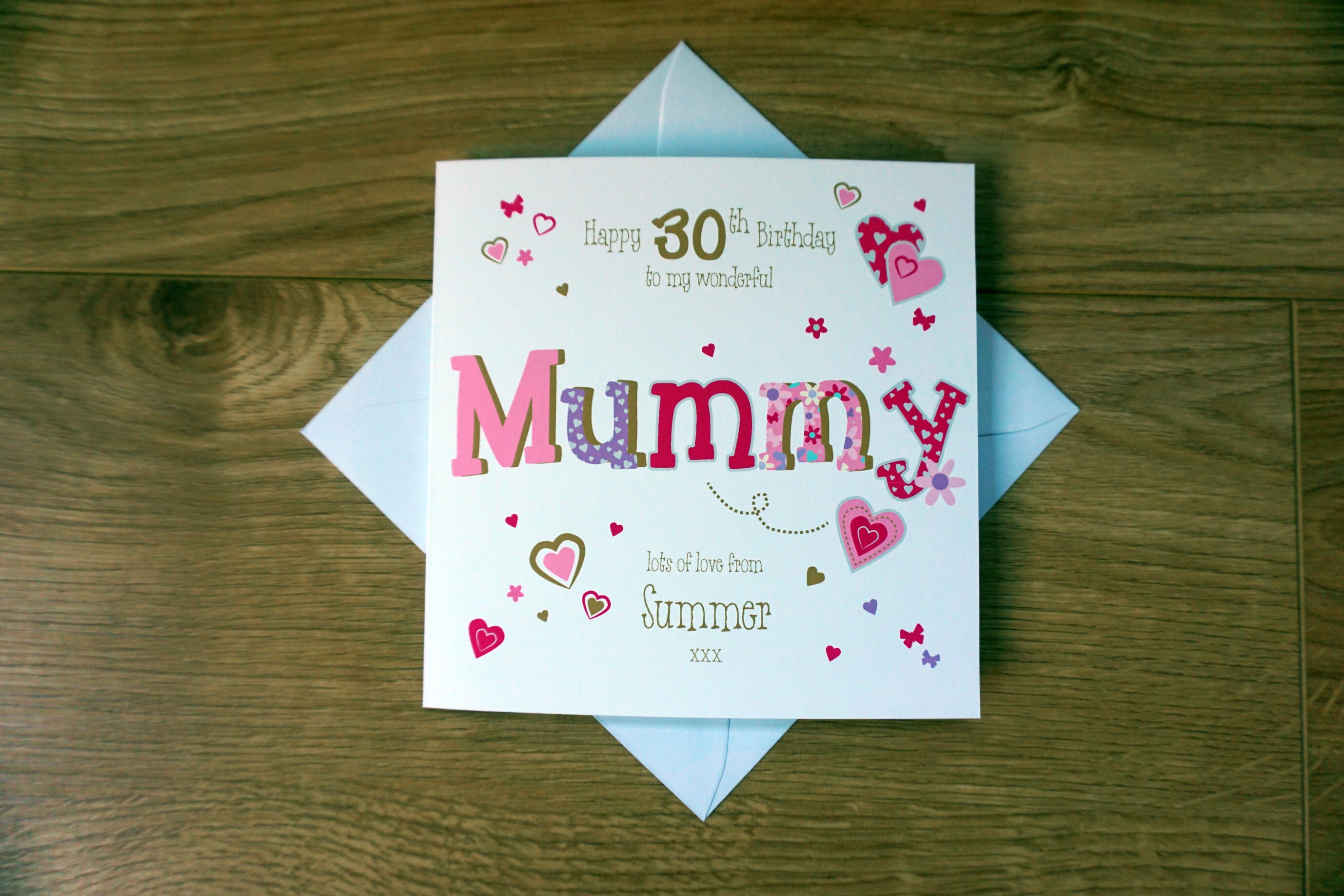 Personalised MUMMY MUM 30TH Birthday Card - Any Age/any Name/any ...