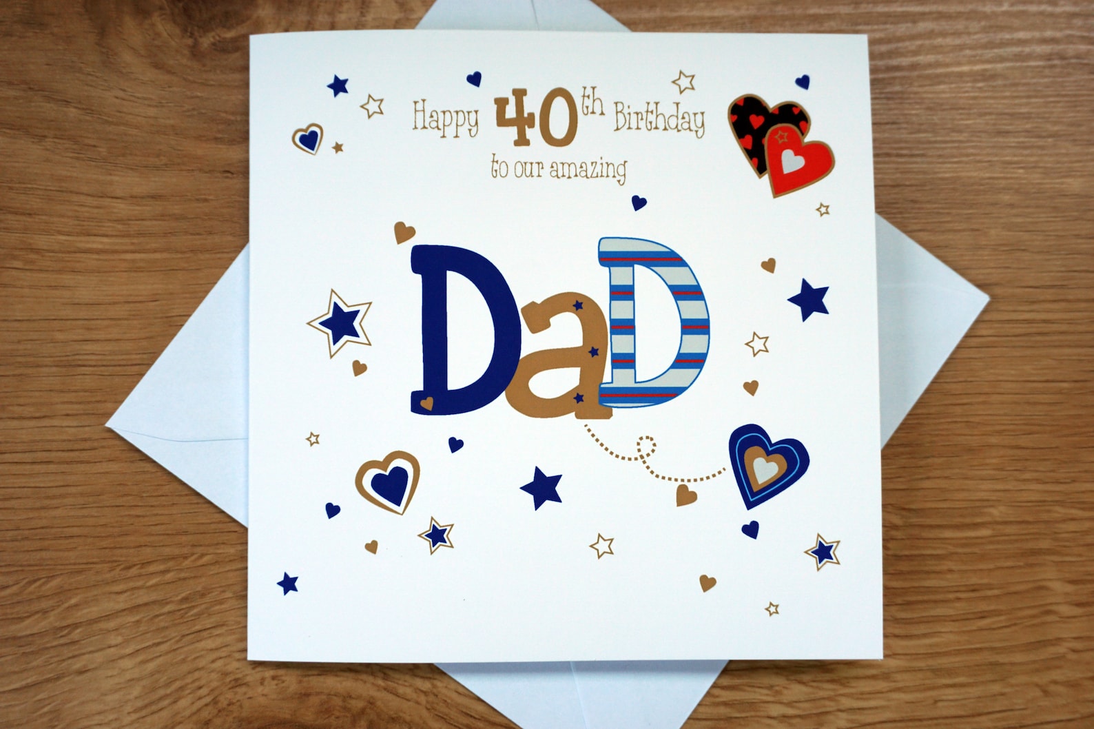 Personalised DADDY DAD 40TH Birthday Card Any Age/any - Etsy UK