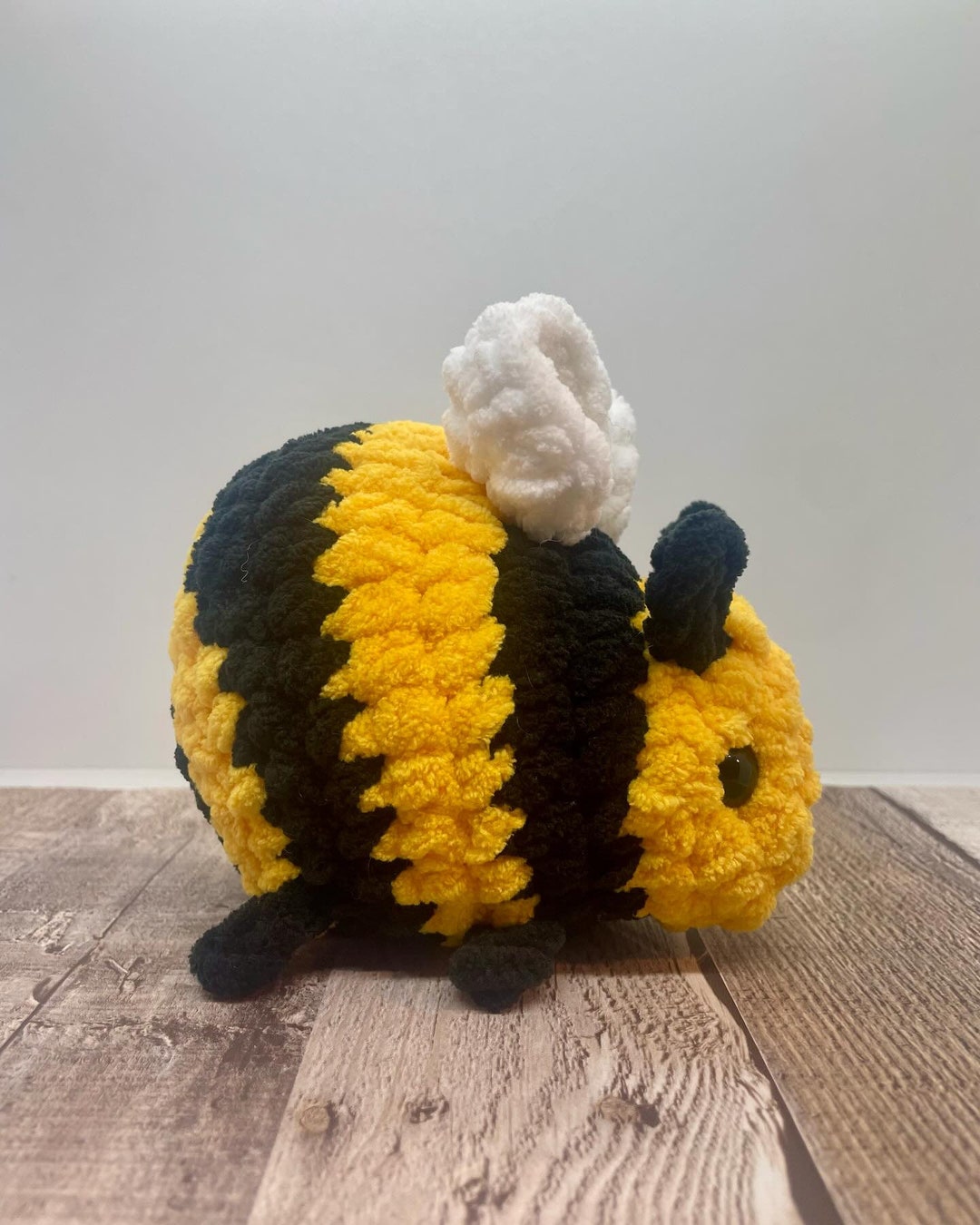 Bumblebee Stuffy, Crochet Bumble Bee Stuffed Animals, Handmade Bee ...