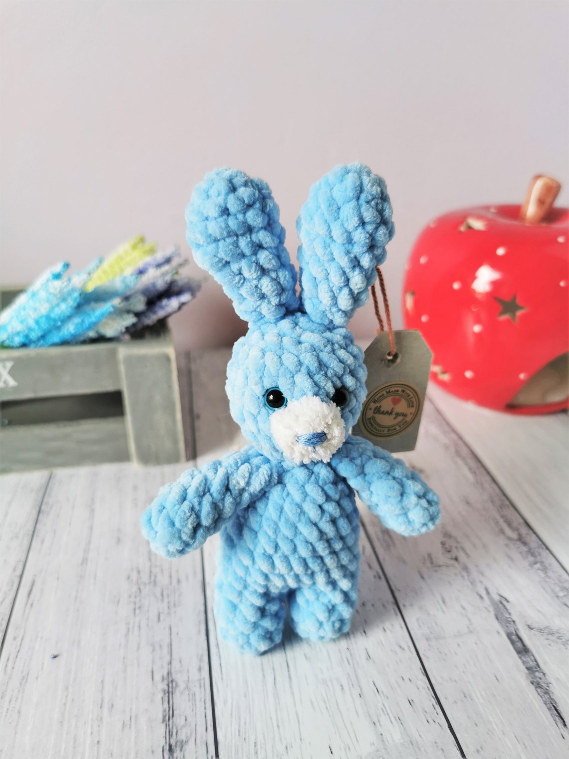 Velvet Soft Rabbitstuffed Rabbit Toy Cute Crochet Bunny Toy - Etsy