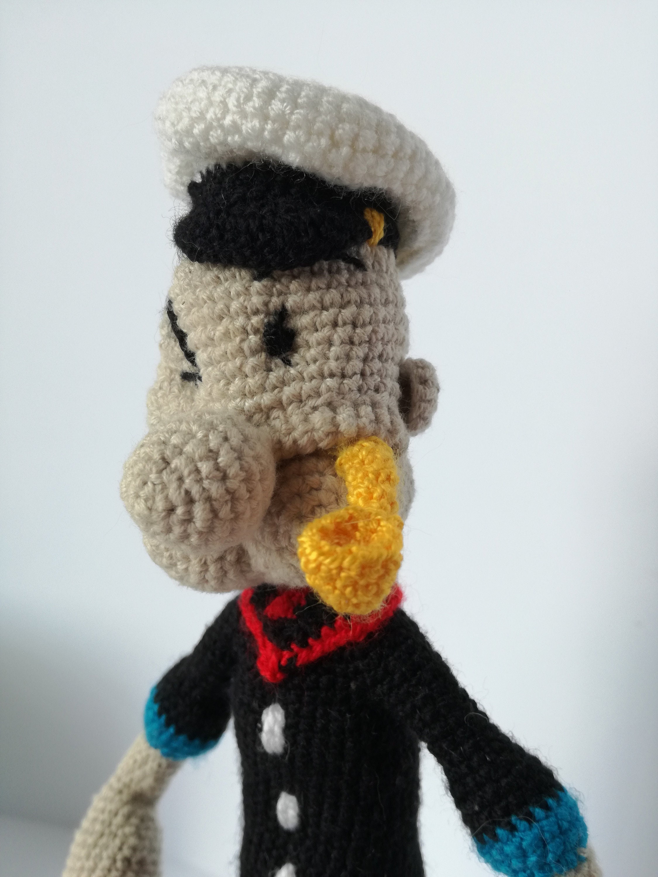 Sailor Collectible Toy a Unique Toy a Crocheted Toy a Doll - Etsy