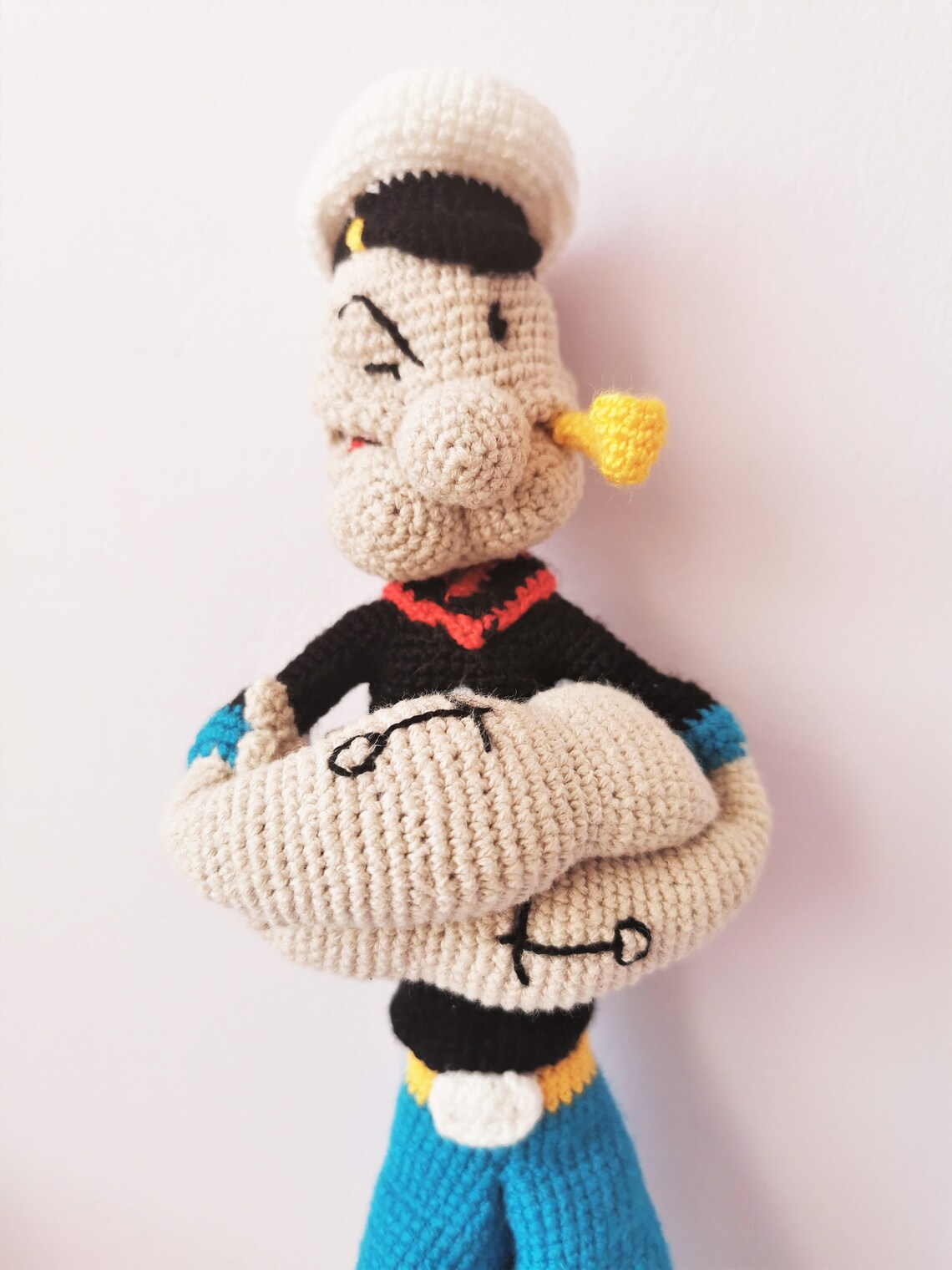 Sailor Collectible Toy a Unique Toy a Crocheted Toy a Doll - Etsy