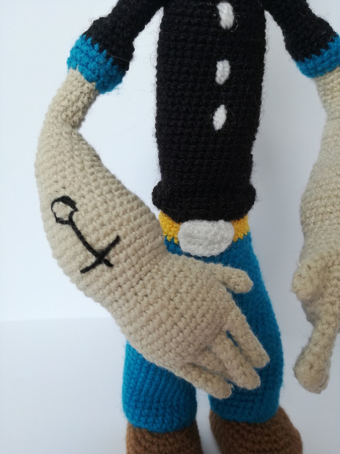 Sailor Collectible Toy a Unique Toy a Crocheted Toy a Doll - Etsy