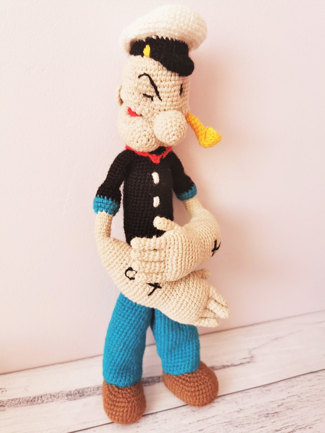 Sailor Collectible Toy a Unique Toy a Crocheted Toy a Doll - Etsy