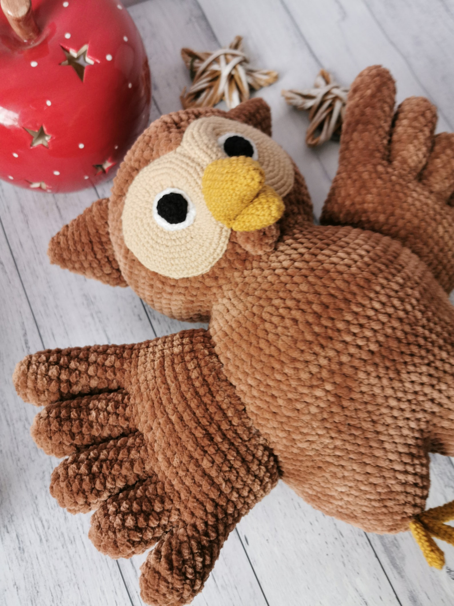 PATTERN Plush Owl Crochet Toy PDF Pattern, Stuffed OWL Amigurumi ...