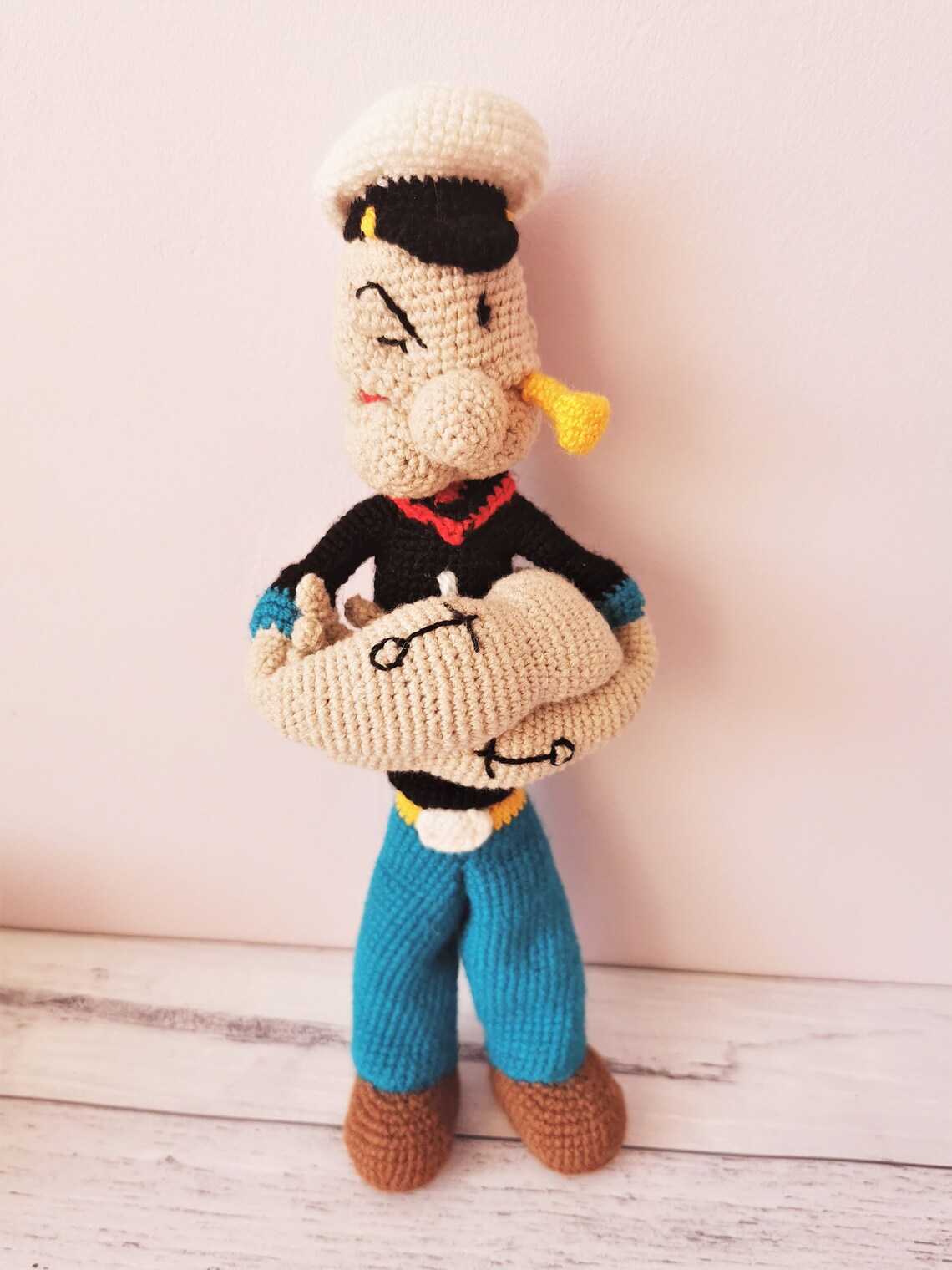 Sailor Collectible Toy a Unique Toy a Crocheted Toy a Doll - Etsy