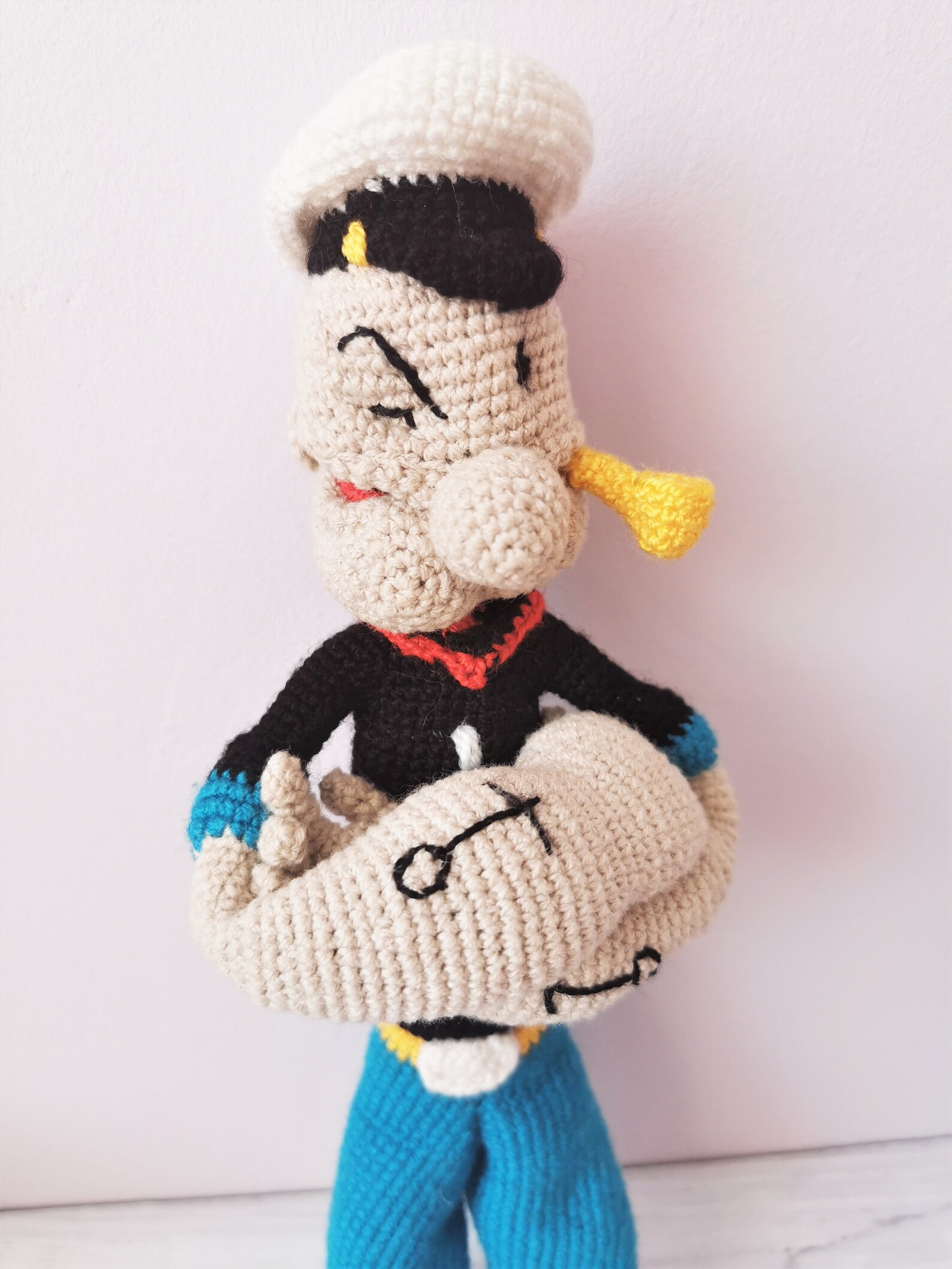 Sailor Collectible Toy a Unique Toy a Crocheted Toy a Doll - Etsy