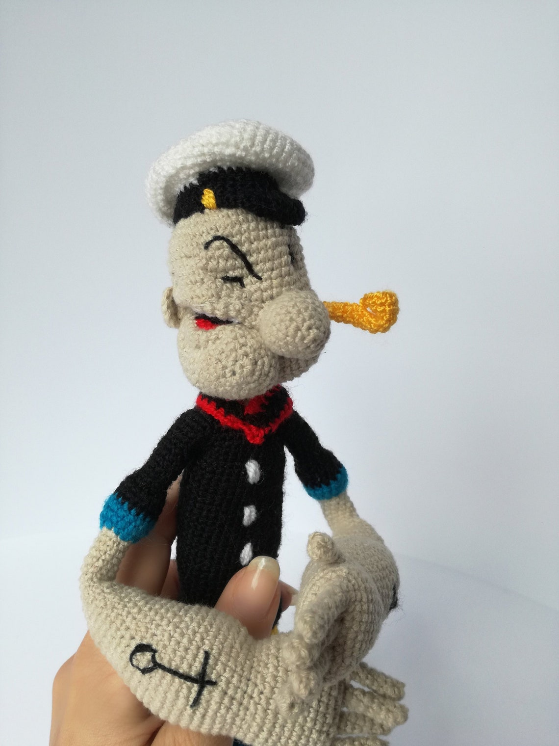 Sailor Collectible Toy a Unique Toy a Crocheted Toy a Doll - Etsy