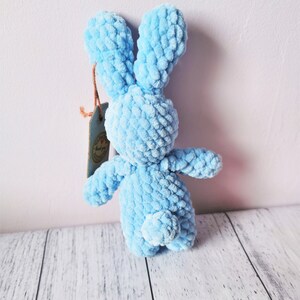 Velvet Soft Rabbit,stuffed Rabbit Toy, Cute Crochet Bunny Toy ...
