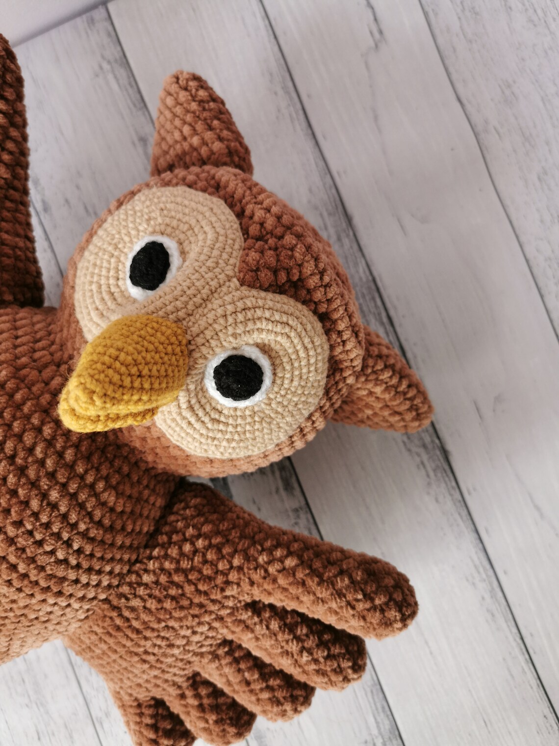 PATTERN Plush Owl Crochet Toy PDF Pattern, Stuffed OWL Amigurumi ...