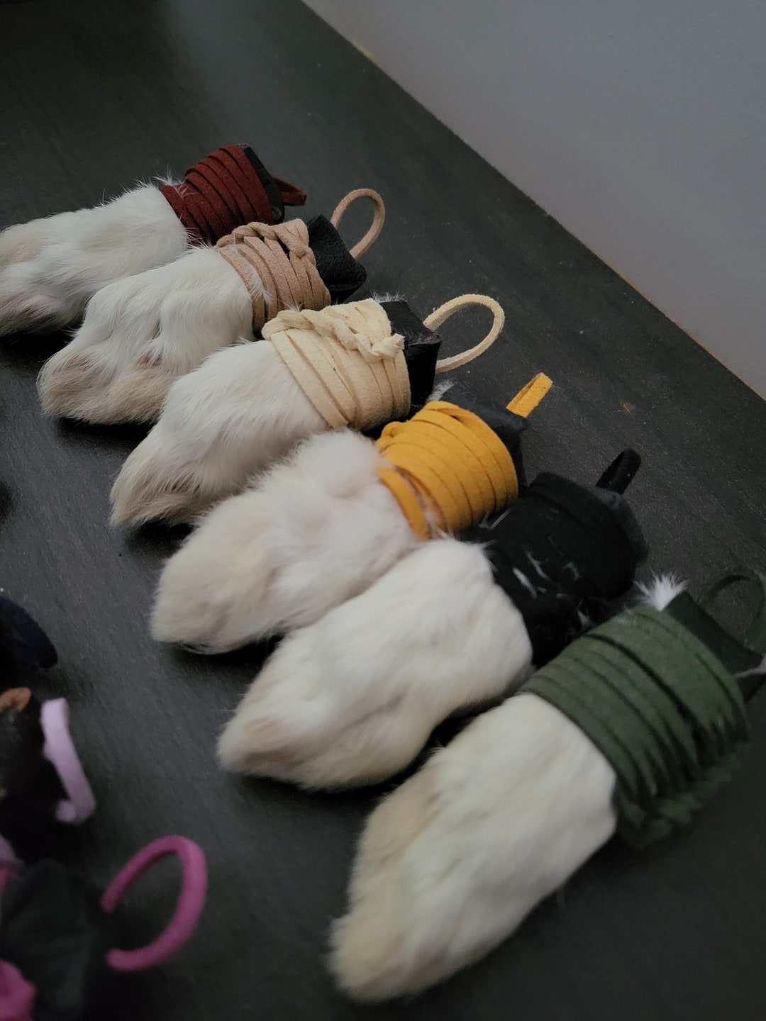 Lucky Rabbit Foot Keyring Sustainable Taxidermy, Folk Charm, Good Luck ...