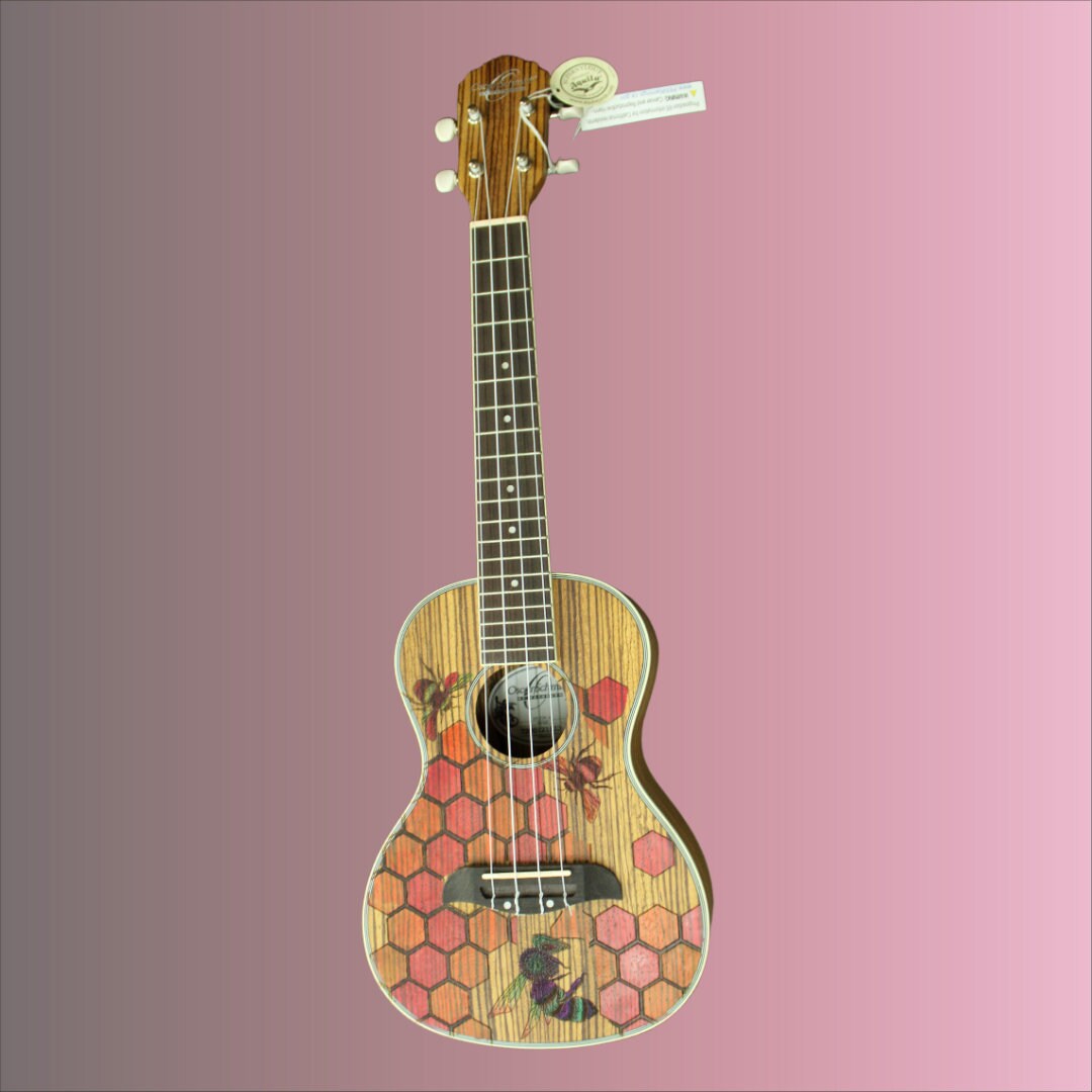 Engraved "honeycomb" Ukulele - Etsy
