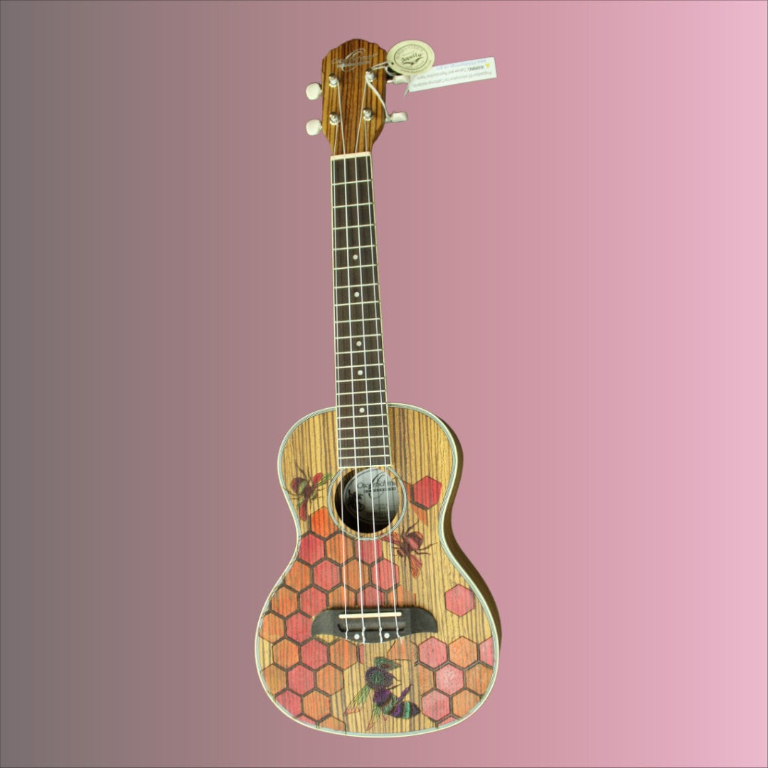 Engraved "honeycomb" Ukulele - Etsy