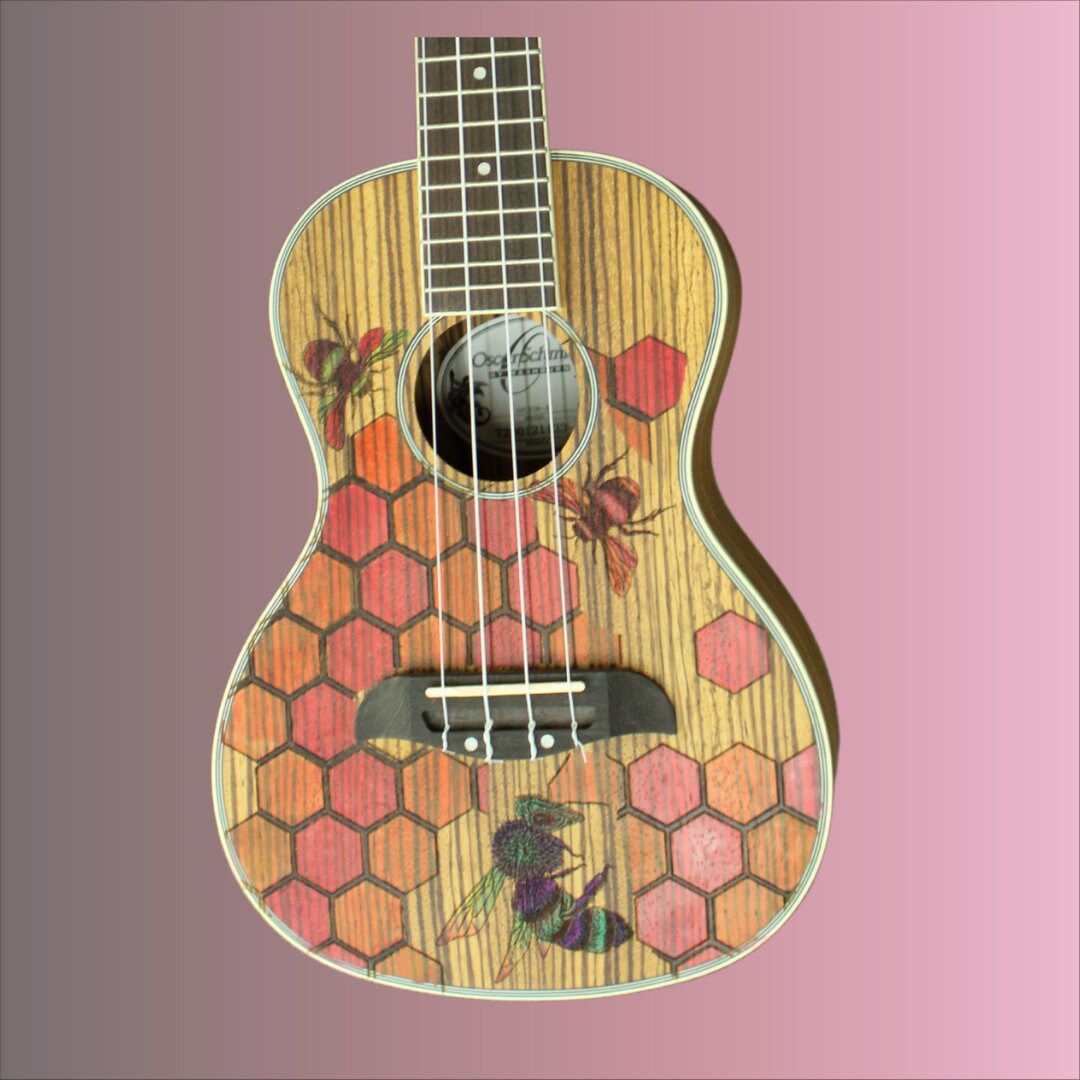 Engraved "honeycomb" Ukulele - Etsy