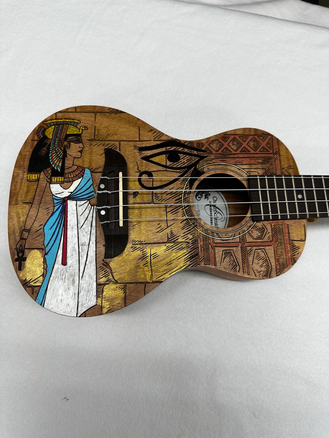 Engraved egyptian Design Ukulele - Etsy