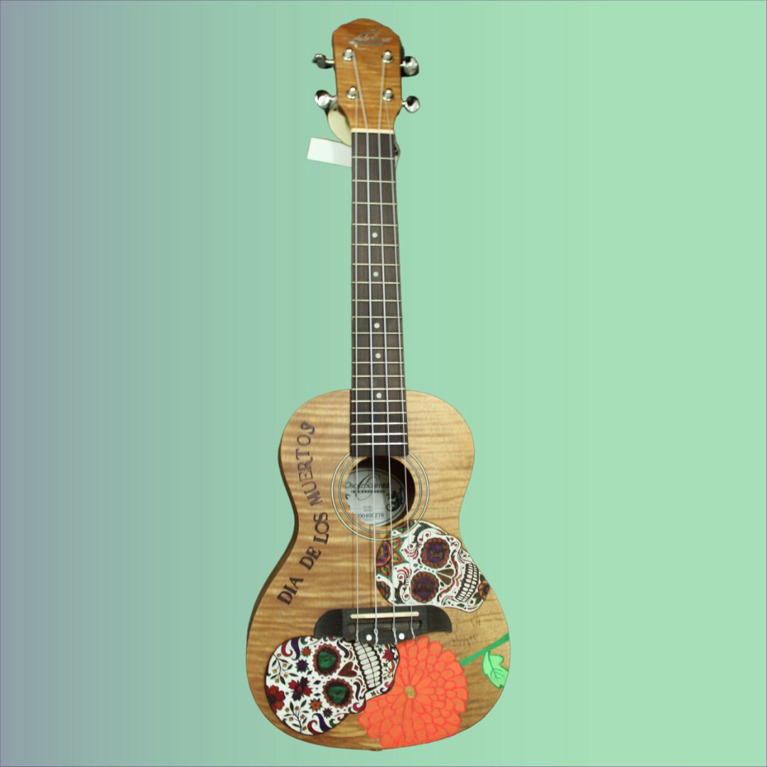 Engraved "dia De Los Muertos" Ukulele - Etsy