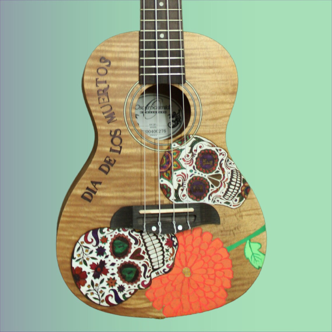 Engraved "dia De Los Muertos" Ukulele - Etsy