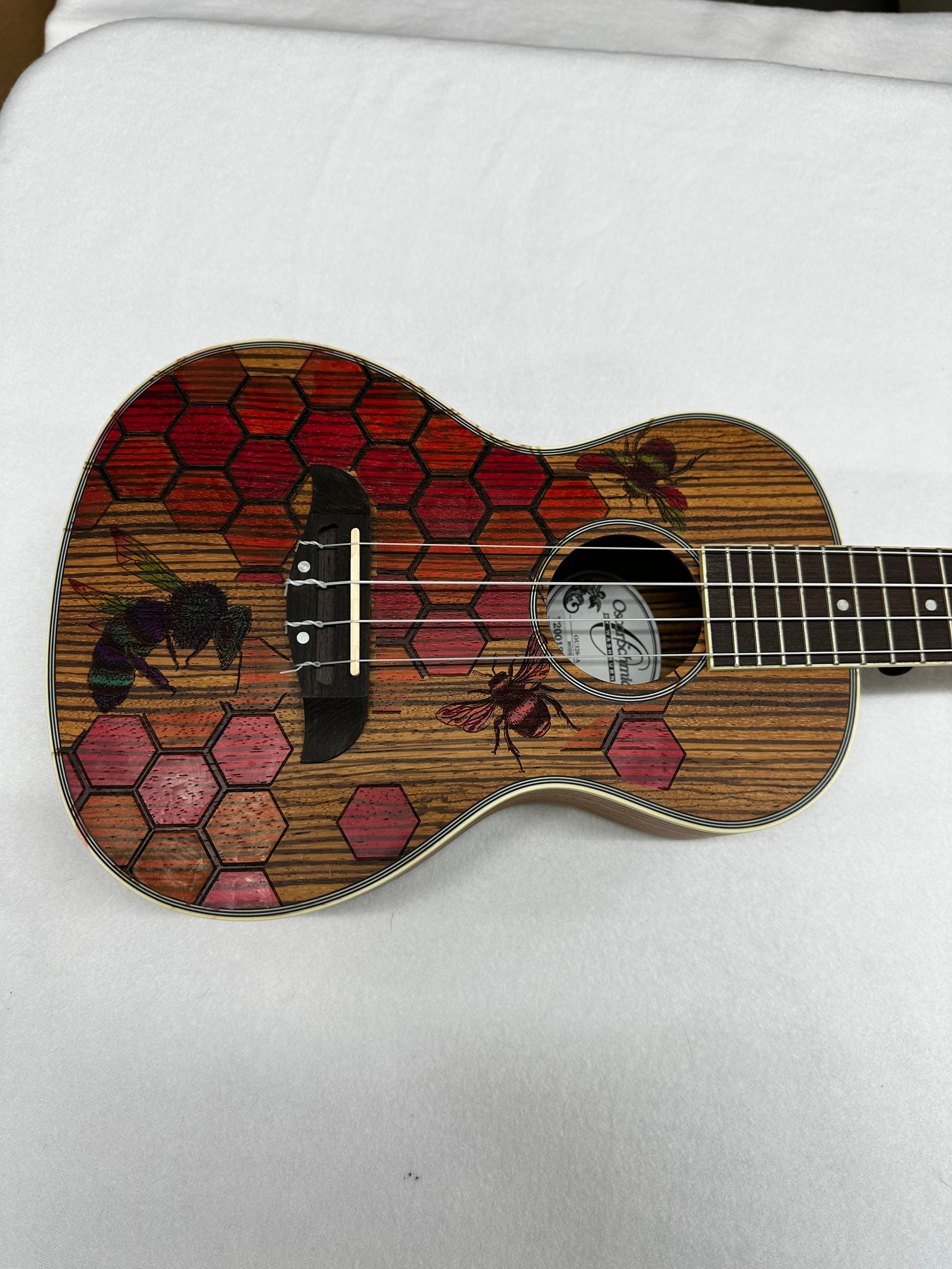 Engraved "honeycomb" Ukulele - Etsy