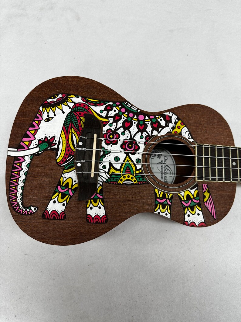Engraved "elephant" Ukulele - Etsy