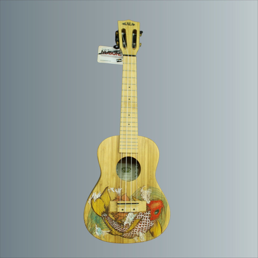 Engraved koi Fish Ukulele W/shoulder Strap - Etsy