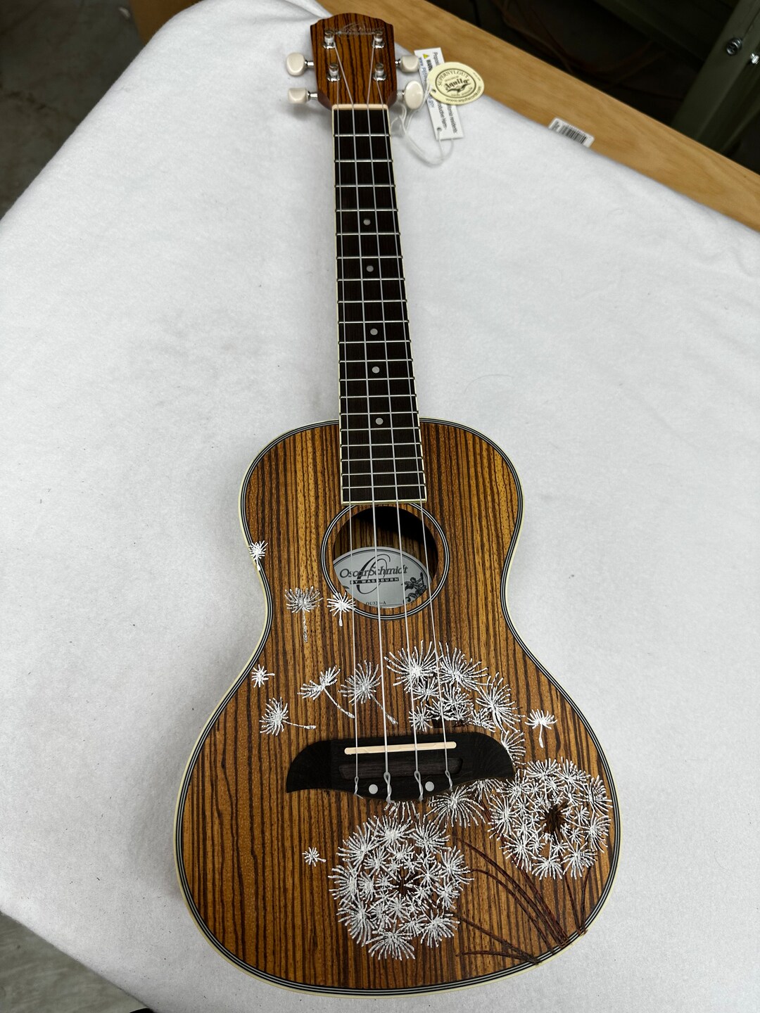 Engraved "dandelion" Ukulele - Etsy
