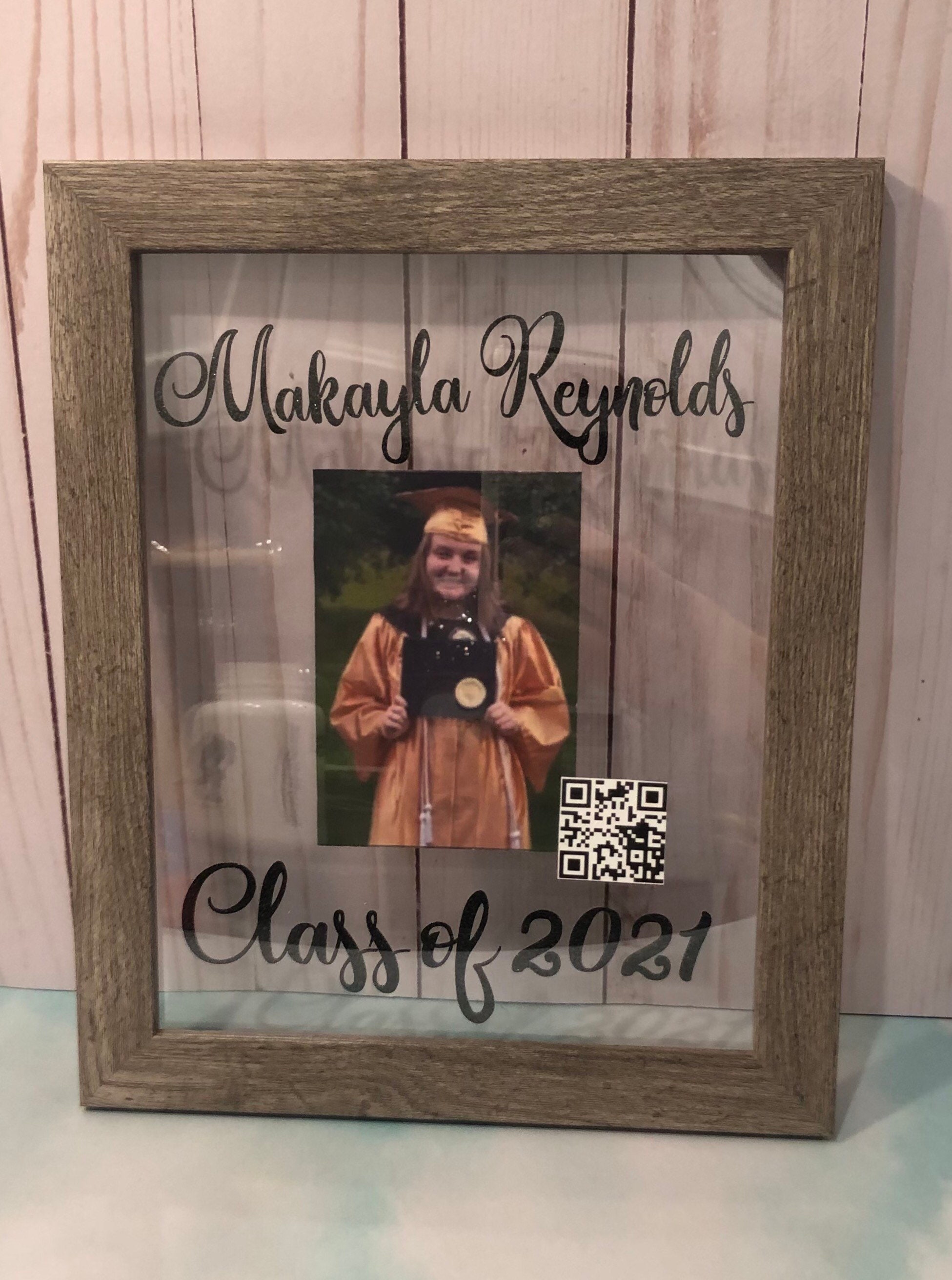 Personalized Floating Frame with Music QR Code Song frame | Etsy