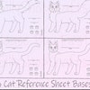 Cat / Warrior Cats / OC Reference Sheet Base Pack - Includes 8 Digital Bases - Etsy