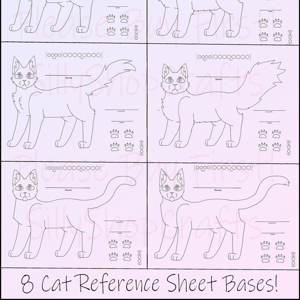 Warrior Cats Base Art - Etsy