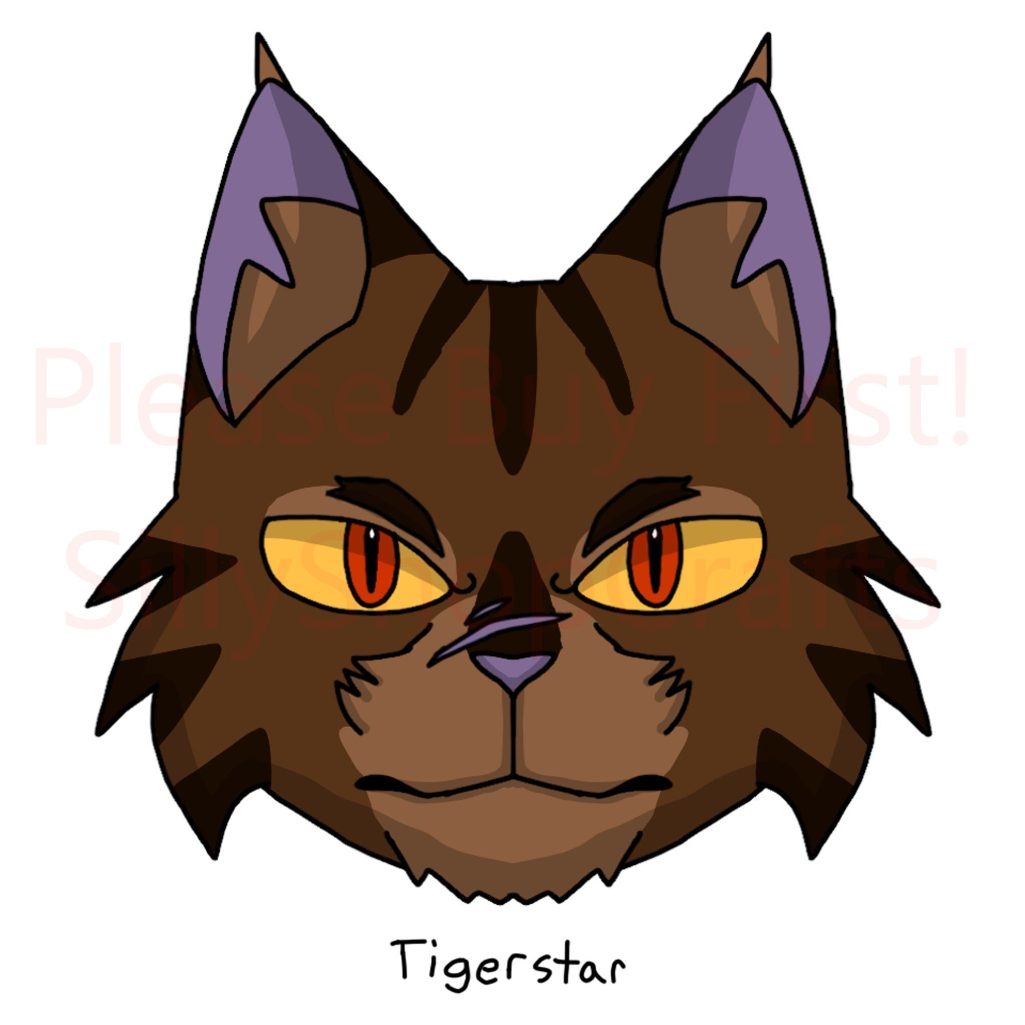 Warrior Cats Stickers: Clan Leaders Pngs - Set 2 - (instant Download ...