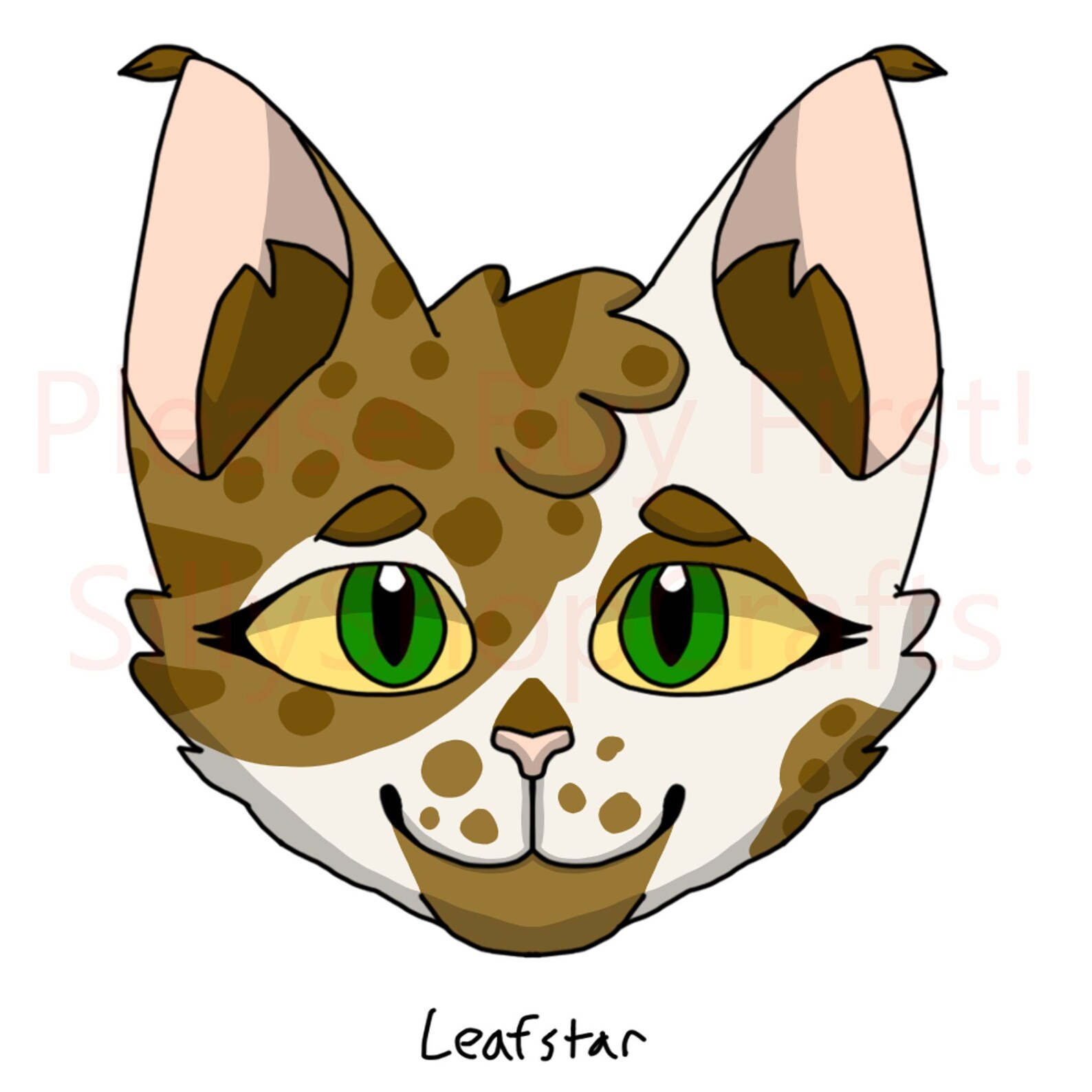 Warrior Cats Stickers: Clan Leaders Pngs - Set 2 - (instant Download ...