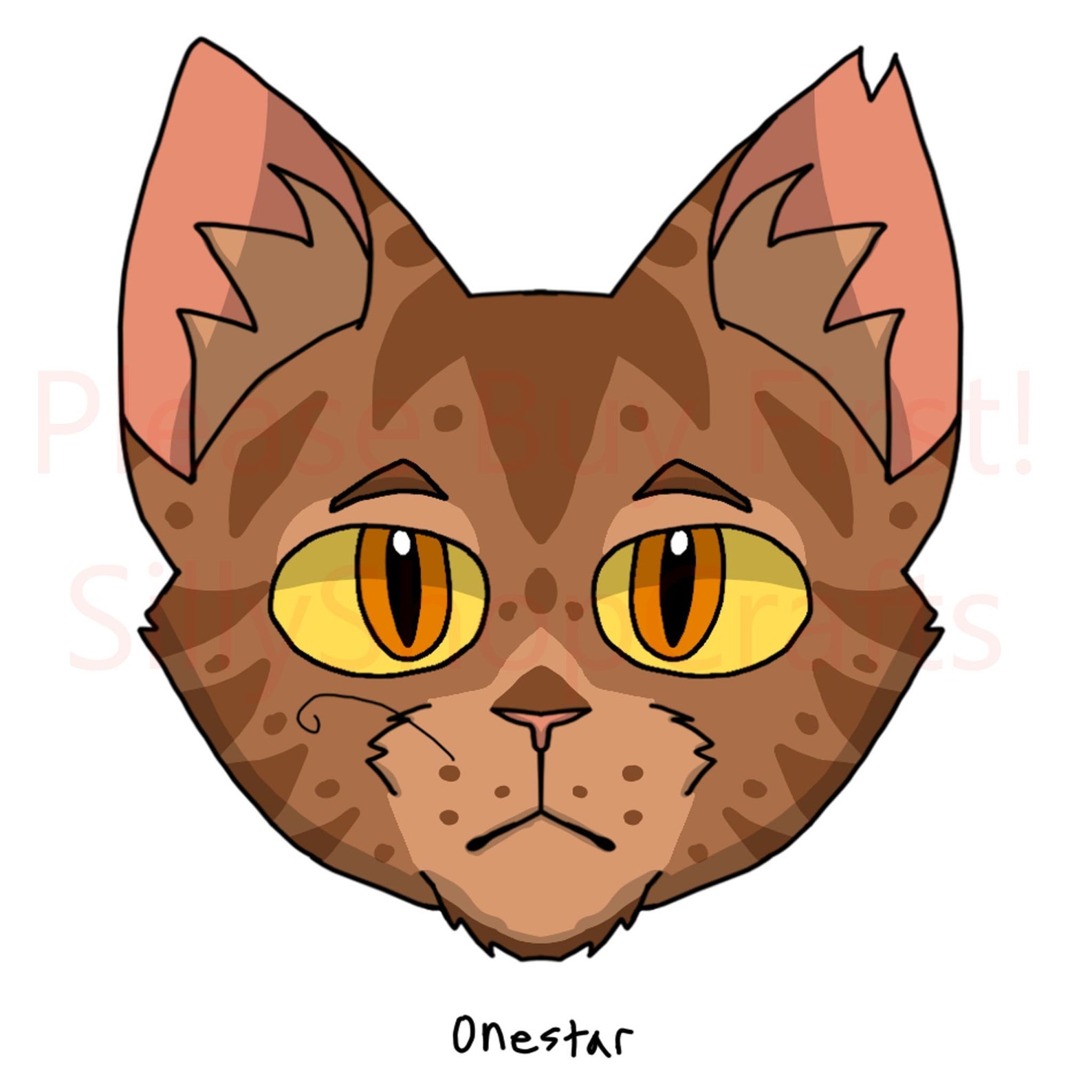 Warrior Cats Stickers: Clan Leaders Pngs - Set 2 - (instant Download ...
