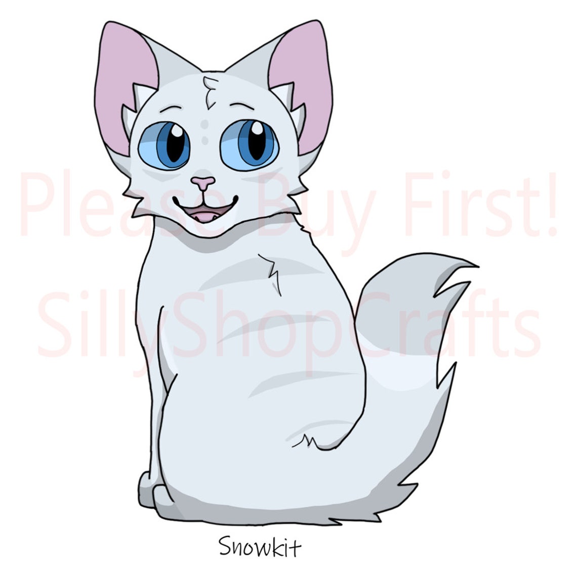 Warrior Cats Kits Stickers: Snowkit, Mosskit, Rowankit, Tadpole ...