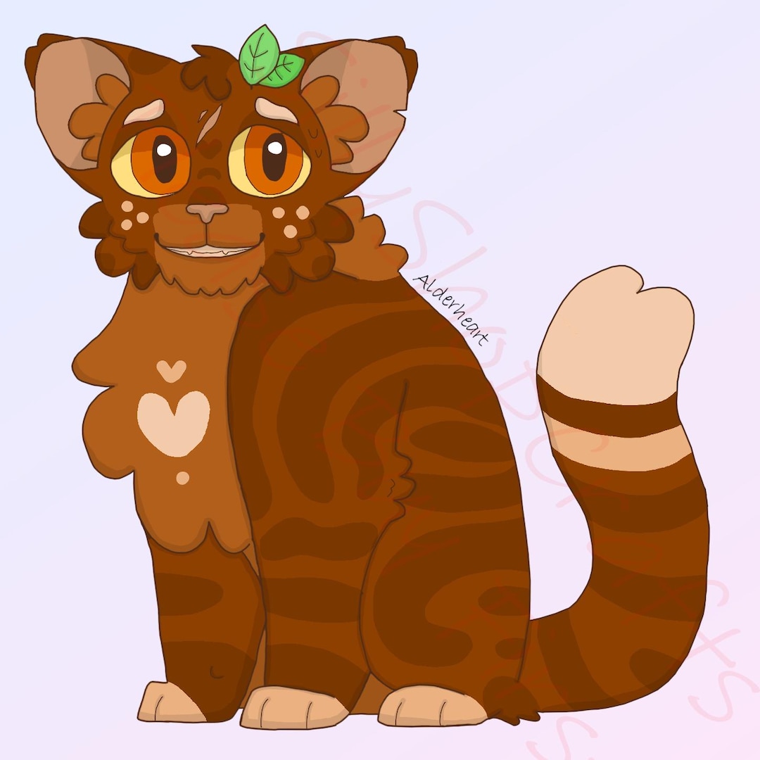 Alderheart - Warrior Cats Printable PNG Sticker: Cake Topper, Gift ...