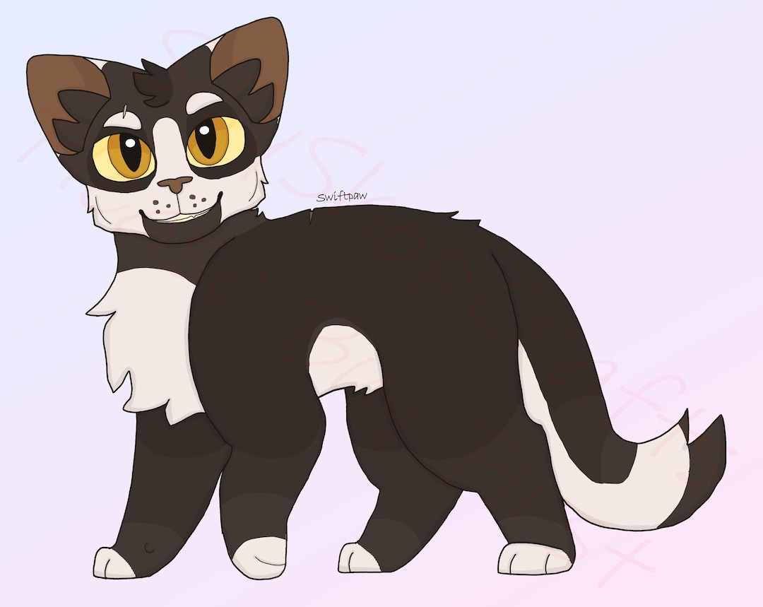 Swiftpaw - Warrior Cats PNG - Digital Sticker / Cake Topper / Gift ...