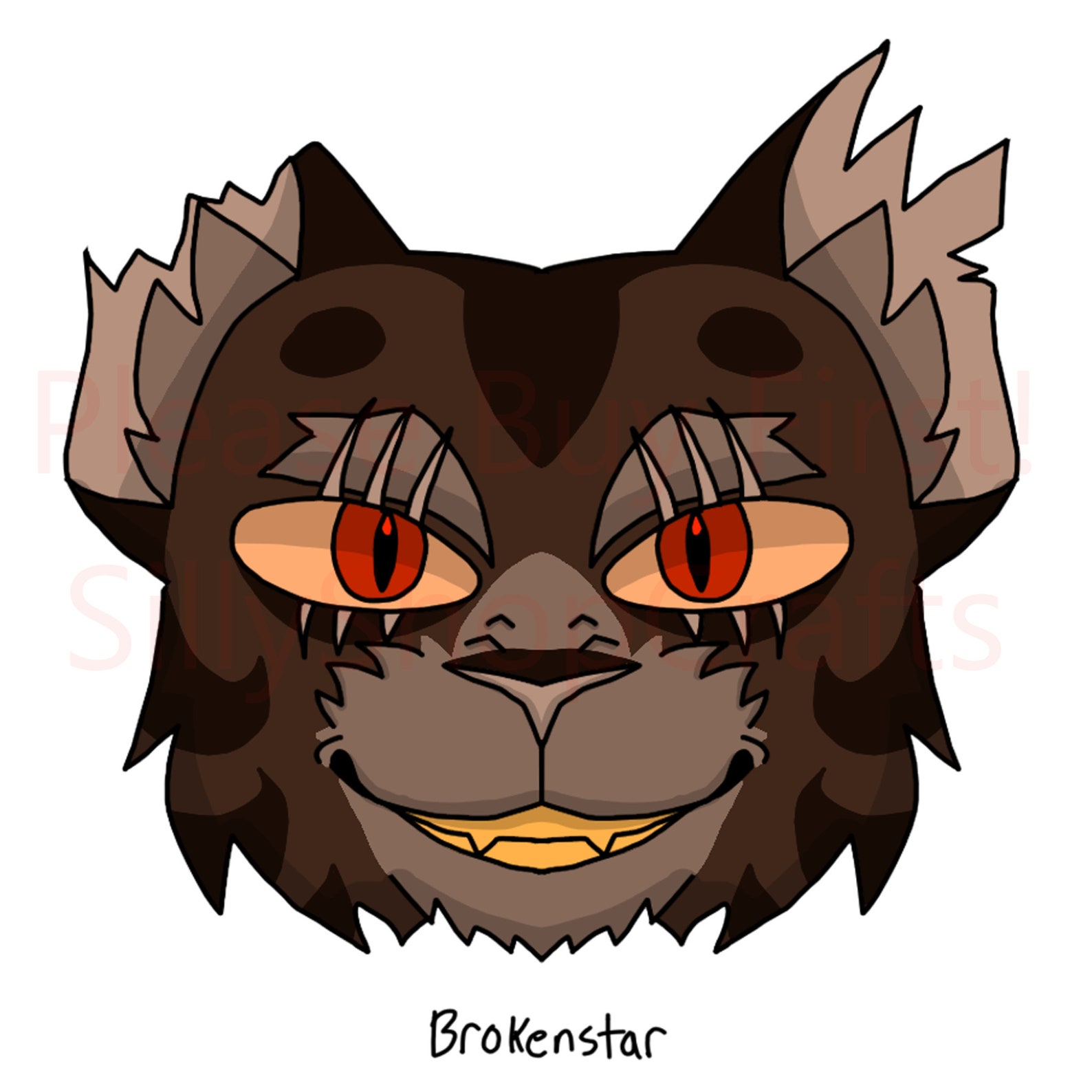 Warrior Cats Stickers: Omen of the Stars Character Pngs (instant ...