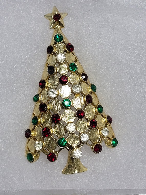 Vintage MYLU Holiday Brooch - Gem