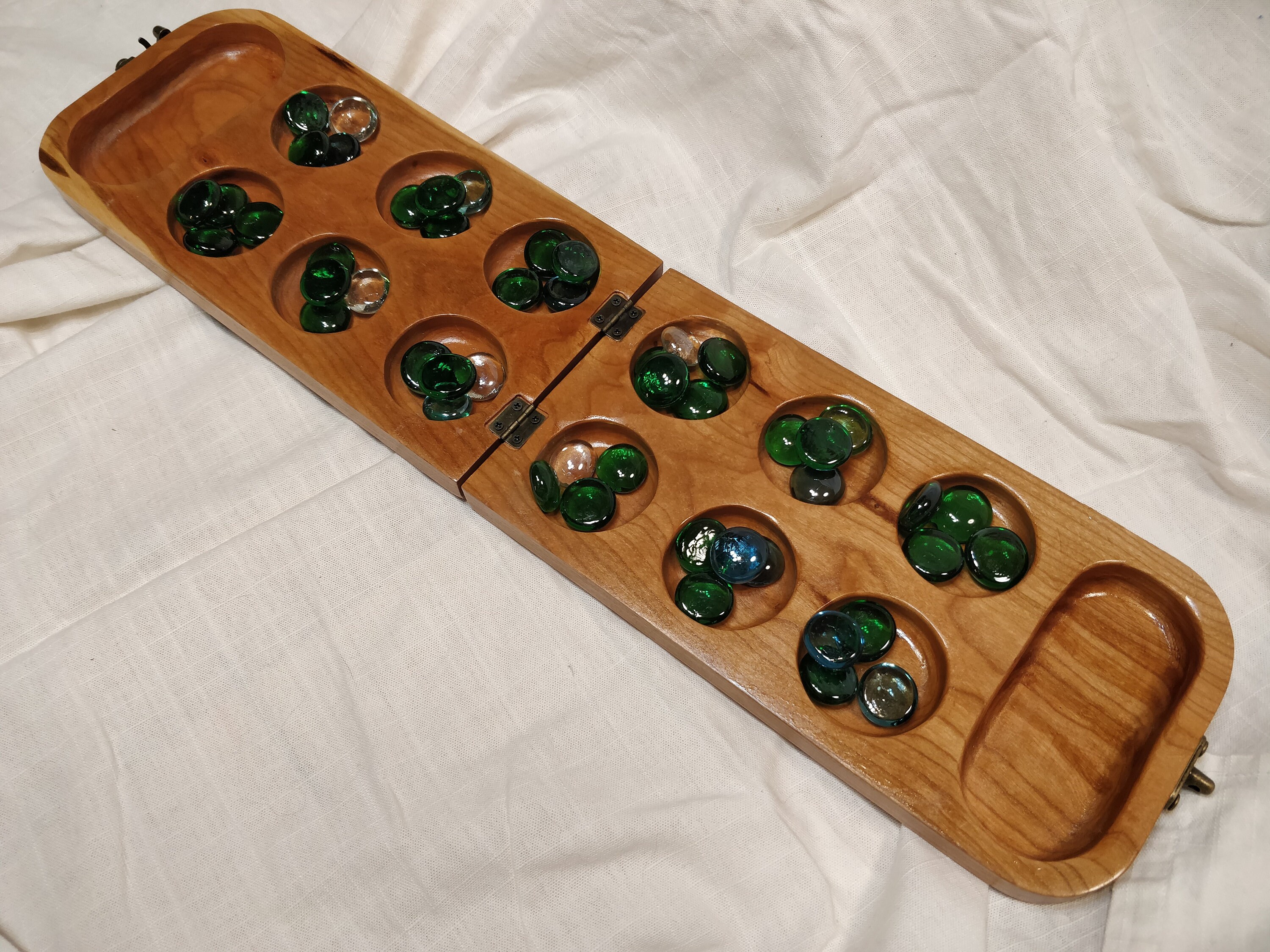 Handmade Cherry Mancala Board - Etsy