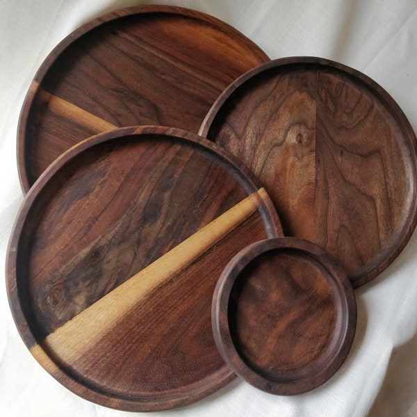 Wood Plates - Etsy