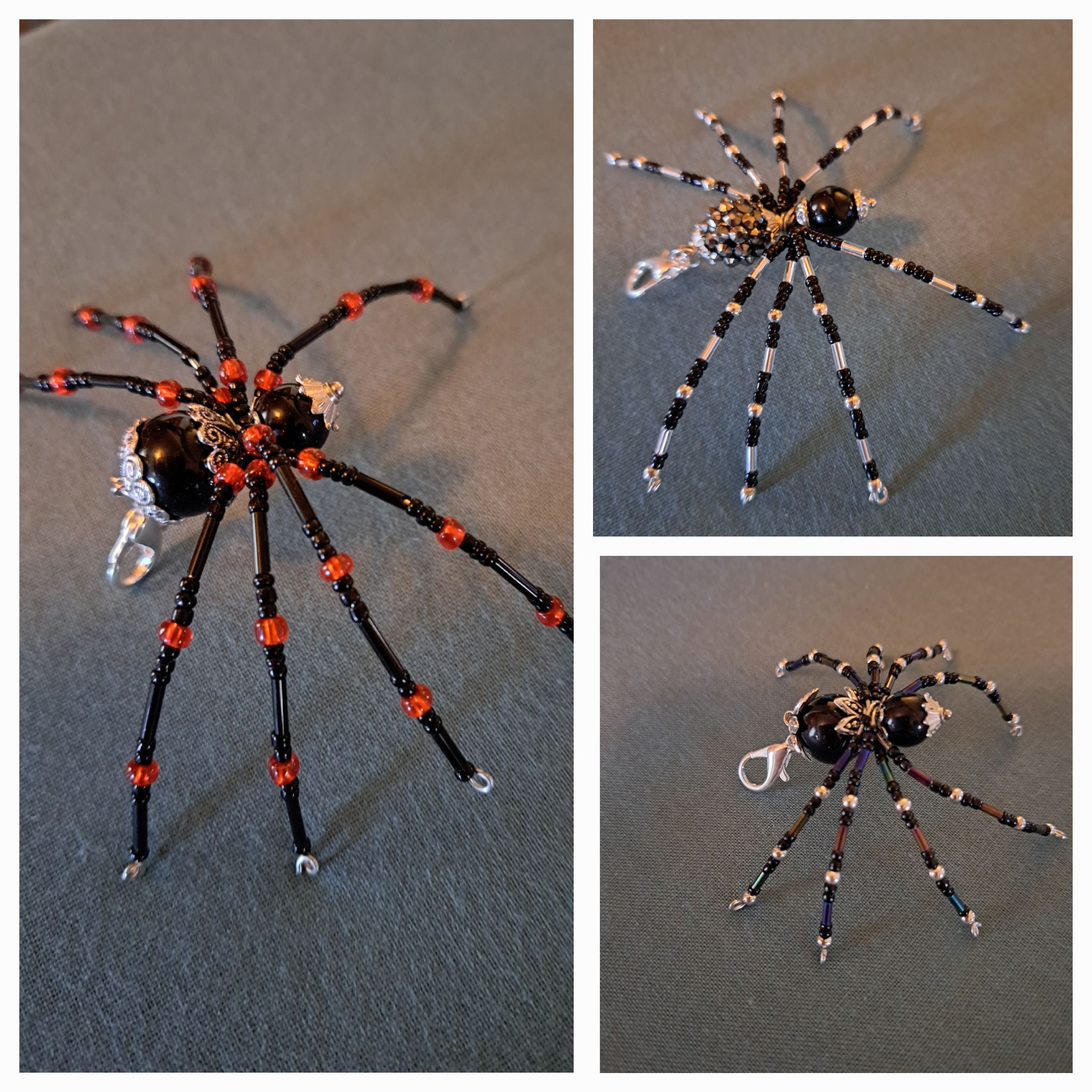 Spiderweb Fae Vest With Beaded Spider Charm and Fabric Fringe - Etsy